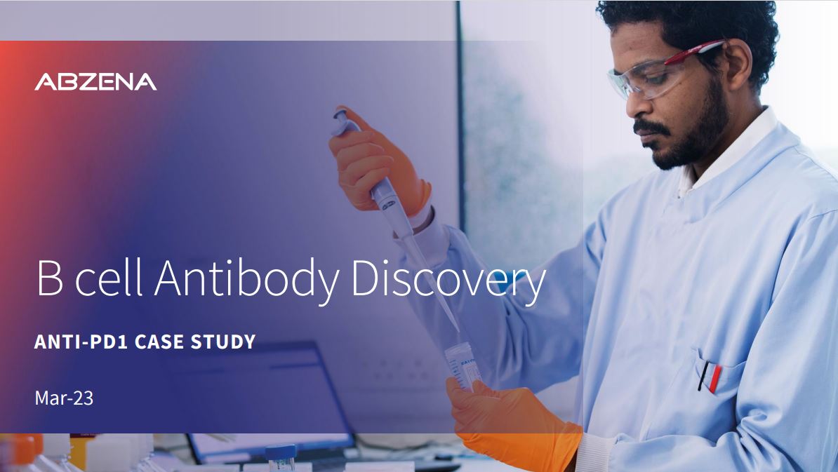 B Cell Antibody Discovery - ANTI-PD1 Case Study | Resources | Abzena