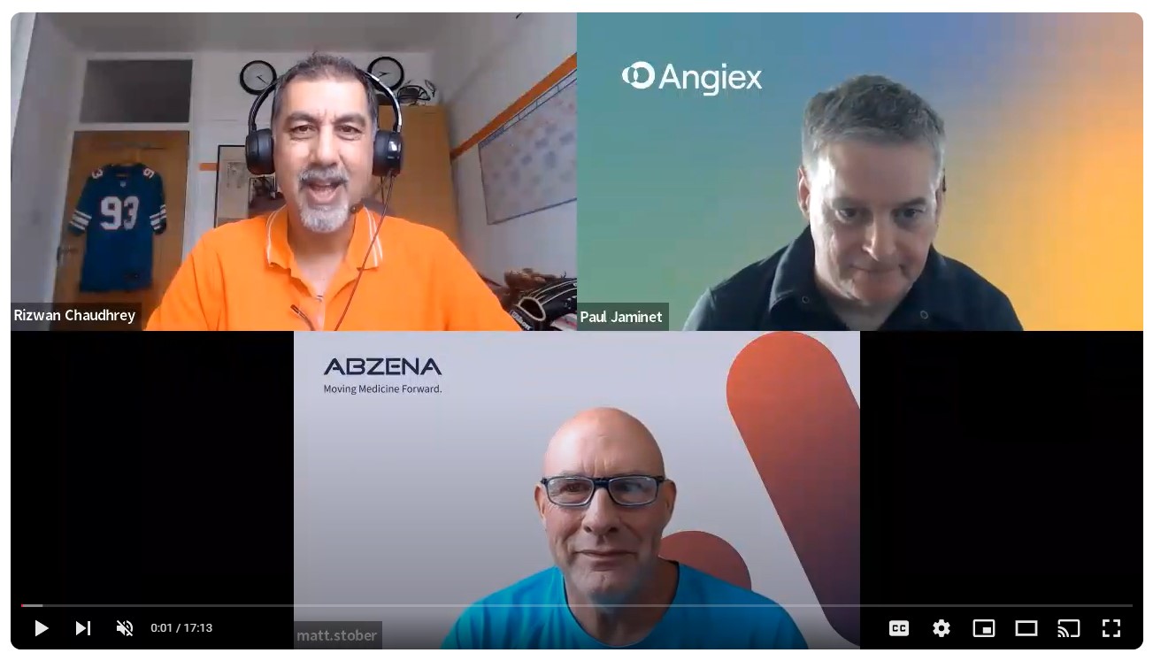 Chats with Chaudhrey Interview with the CEOs from Abzena & Angiex about ...
