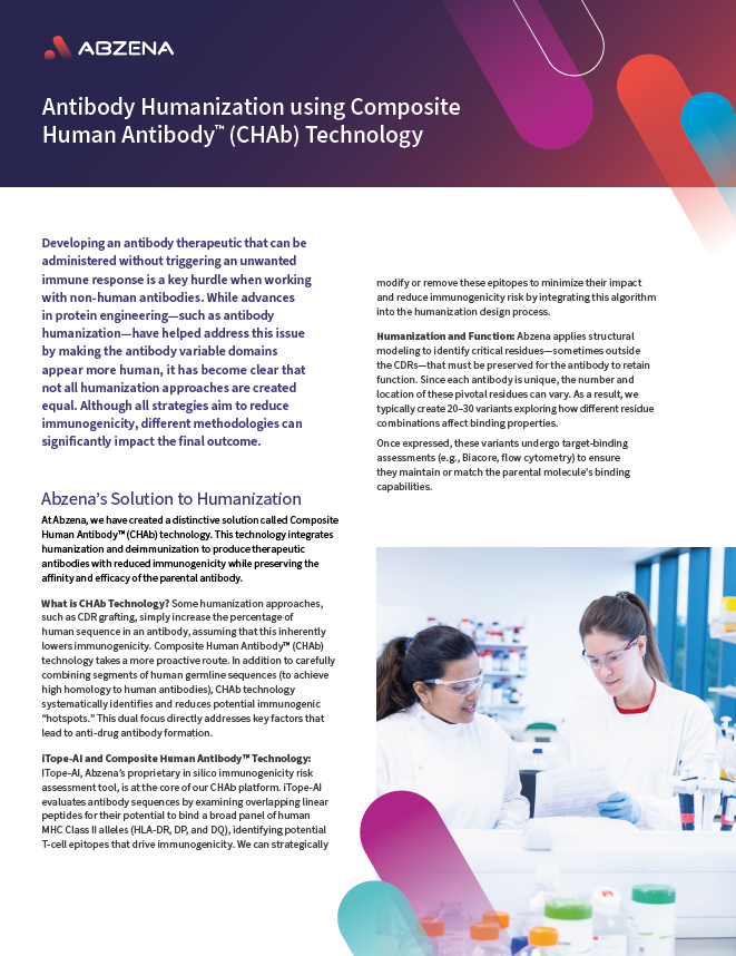 Composite Human Antibody™ Technology: Elevate Your Antibody | Abzena